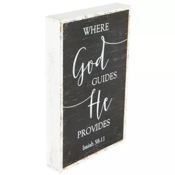 Hobby Lobby | Wall Decor | Nwt Wooden Bible Verse Sign | Poshmark